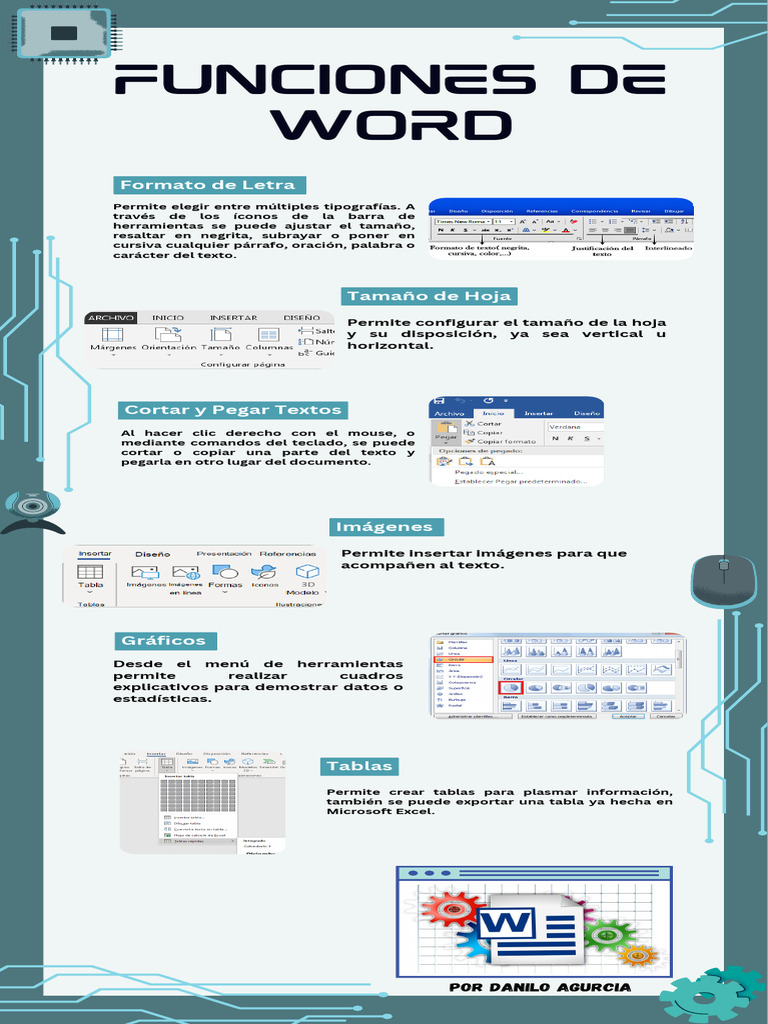 Infografía de Word | PDF | Microsoft Word | Software