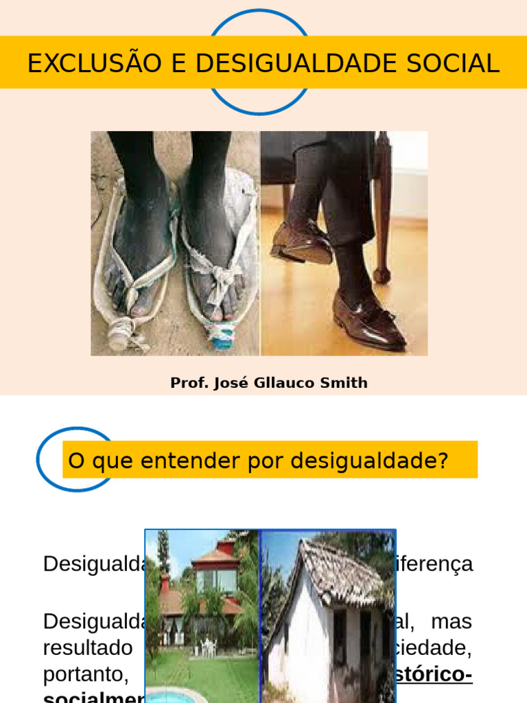 Desigualdade Social e Exclusão: Entenda | PDF