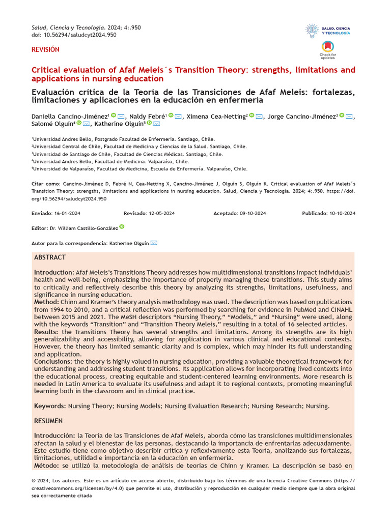 Afaf | PDF | Teoría | Enfermería