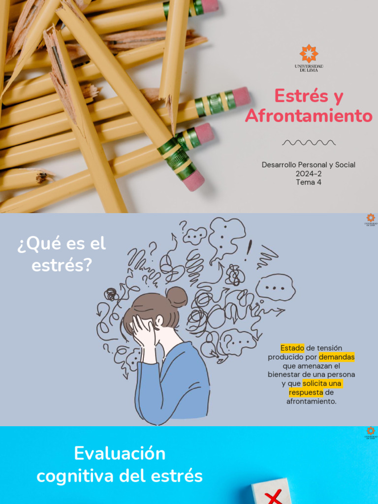 Tema 4 - Estrés y Afrontamiento | PDF | Estrés (biología) | Las emociones