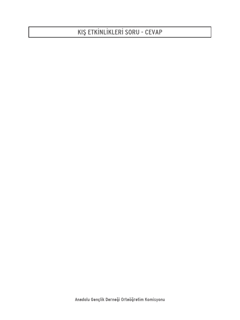 3 - 200 Soru - Cevap | PDF