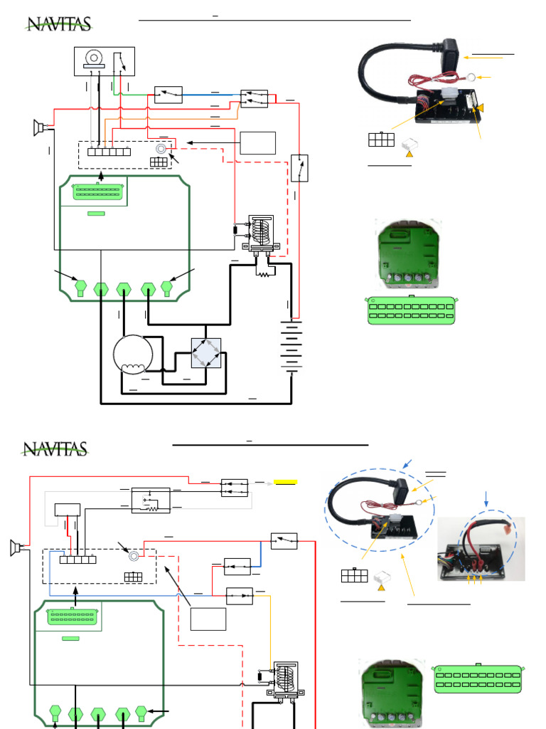 EZGO 1206 Controller Wiring Guide | PDF | Electronics | Equipment