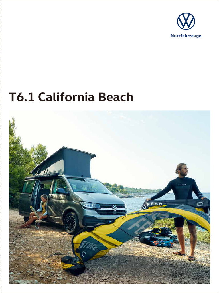 T6.1 California Beach 簡式型錄 (230728-2) A4 | PDF | Cars Of Germany ...