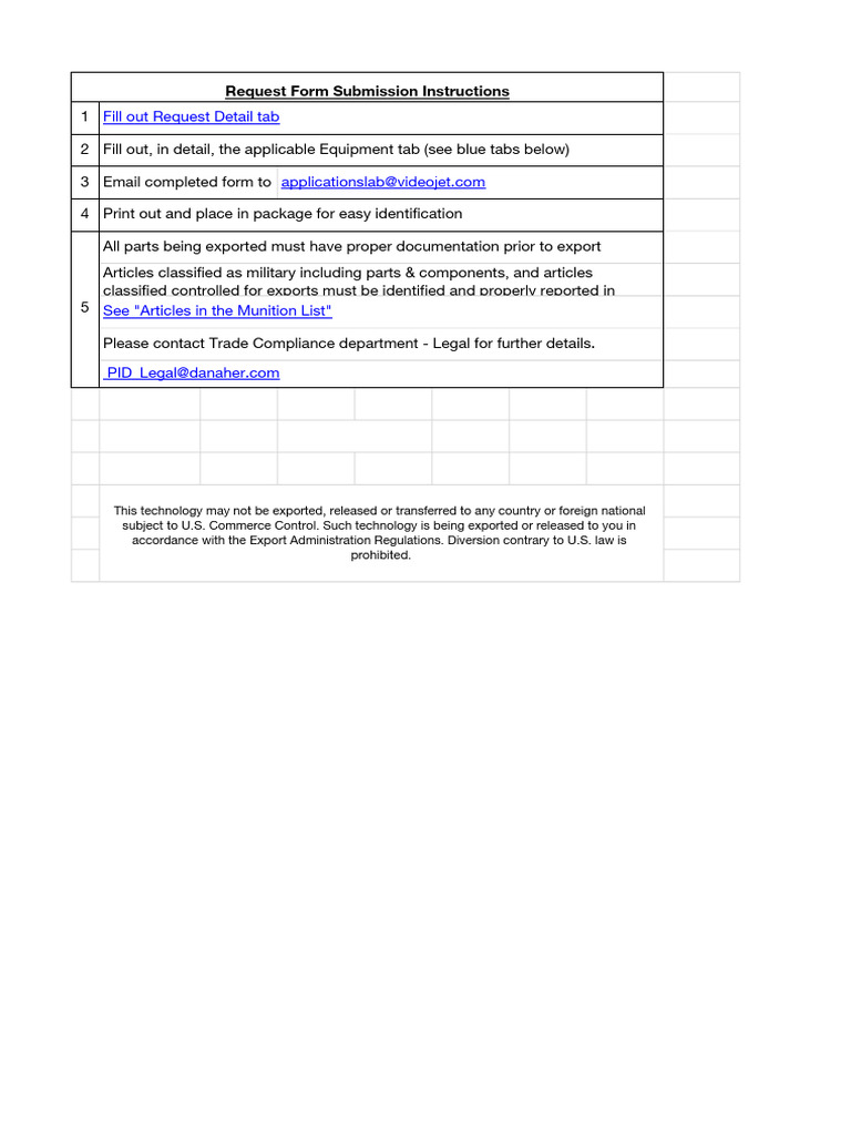 Fill Out Request Detail Tab: Request Form Submission Instructions | PDF ...