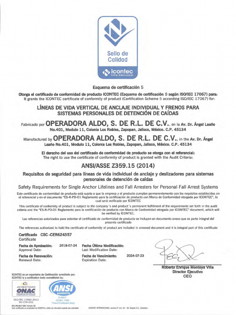 Ansi Z359.15 (LV) | PDF