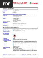 Castrol MSDS | PDF | Occupational Safety And Health | Safety
