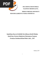 BISHAAN Xalayaa Sirreeffama Iskeelii Mindaa Haaraa | PDF