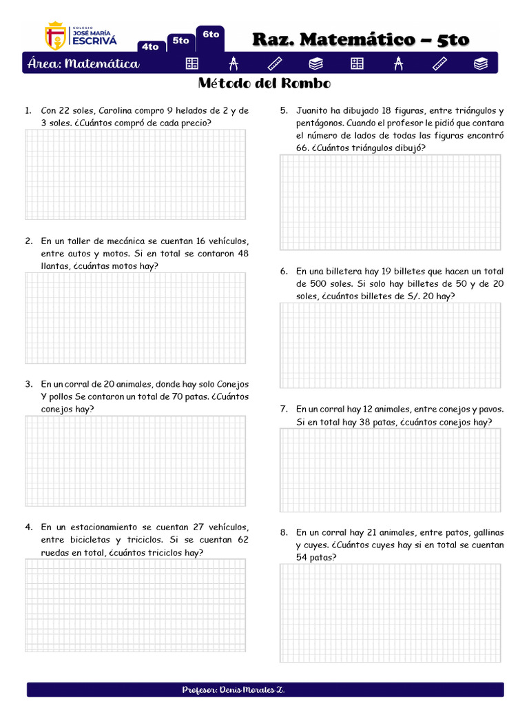 RM 5to Metodo Del Rombo | PDF