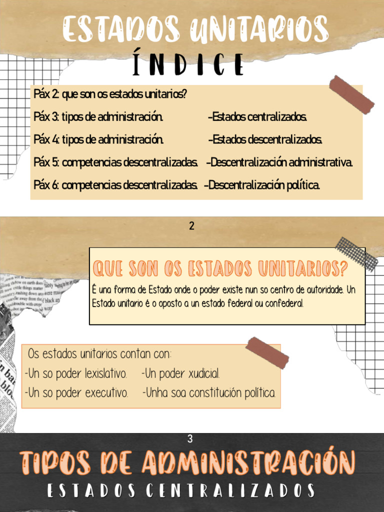 ESTADOS UNITARIOS presentacion | PDF