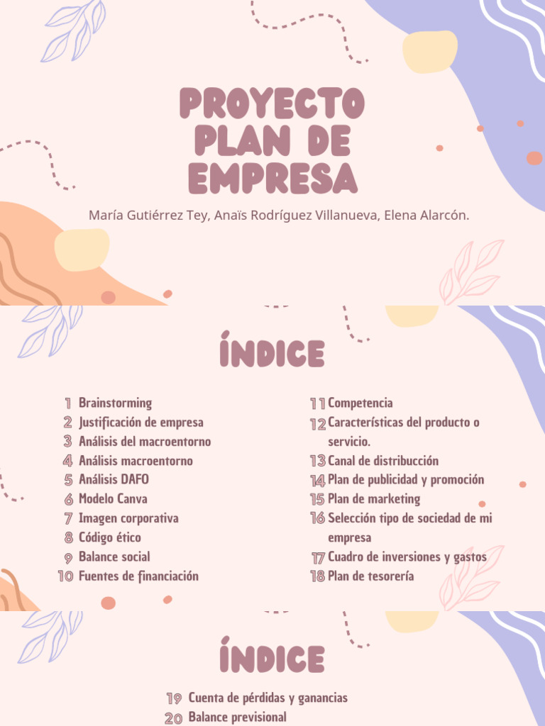 Pastel Cute Group Project Presentation | PDF | Business | Economias