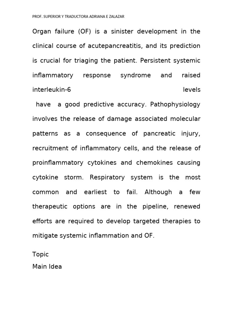 Organ Failure | PDF