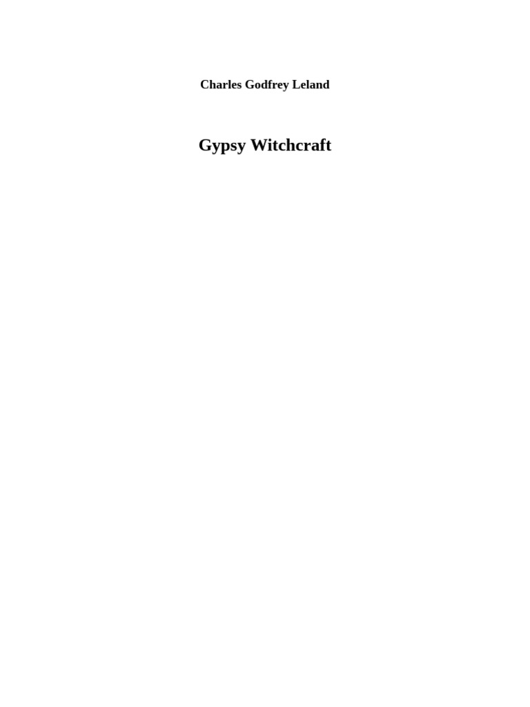 Gypsy Witchcraft | PDF | Witchcraft | Demons