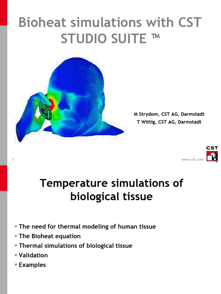 6-2-4-Bioheat-simulations-with-CST-STUDIO-SUITE | PDF | Viscosity | Heat
