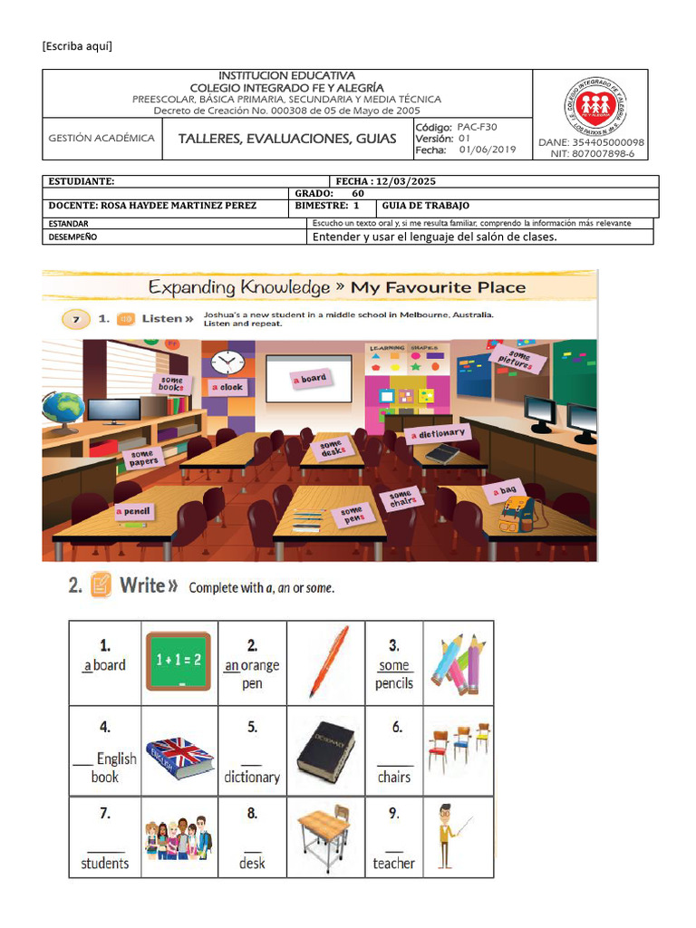 Guia 1 Way To Go | PDF
