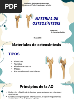 Materiales y Principios de Osteosíntesis | PDF | Hueso