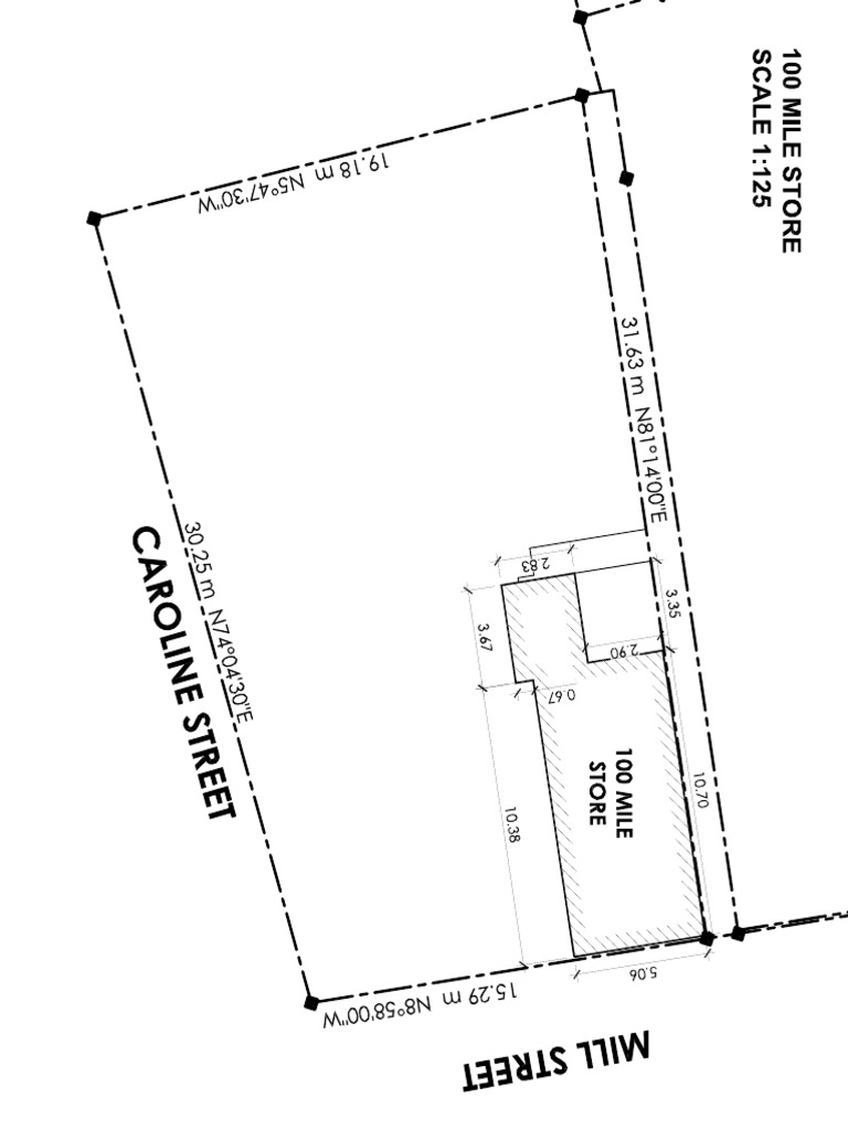 Site Plan Metric - Mile Store Layout1 | PDF