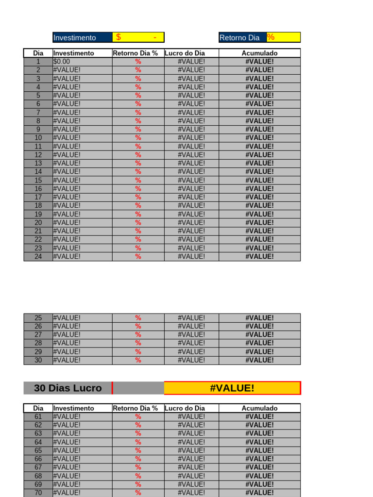 Planilha Blaze Completa (1) | PDF