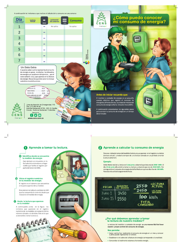 Folleto Conozca Su Lectura | PDF