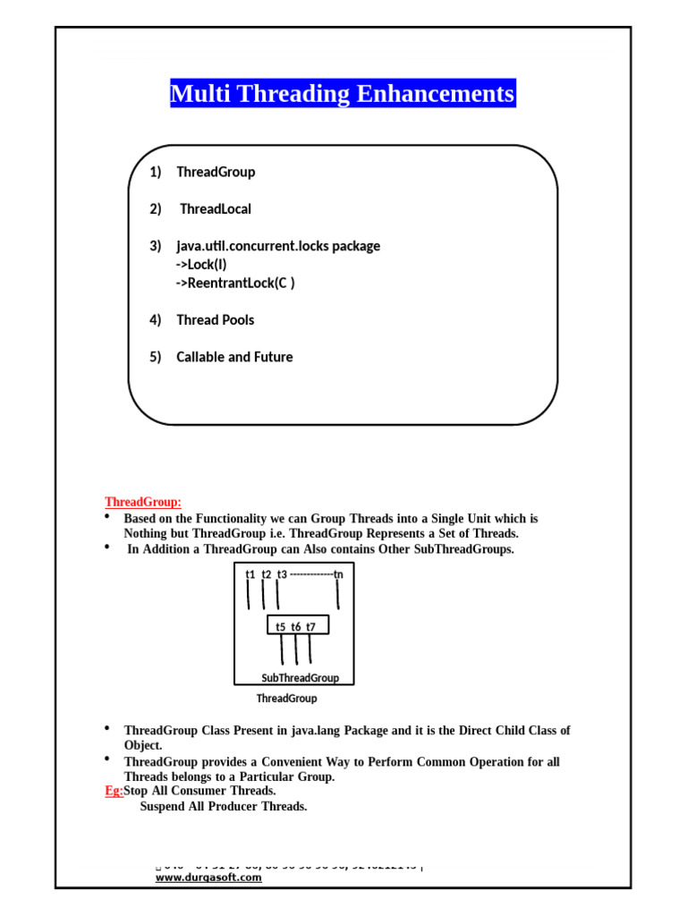 Multi Threading Enhancements | PDF | Method (Computer Programming ... Multi Threading Enhancements | PDF | Method (Computer Programming ...