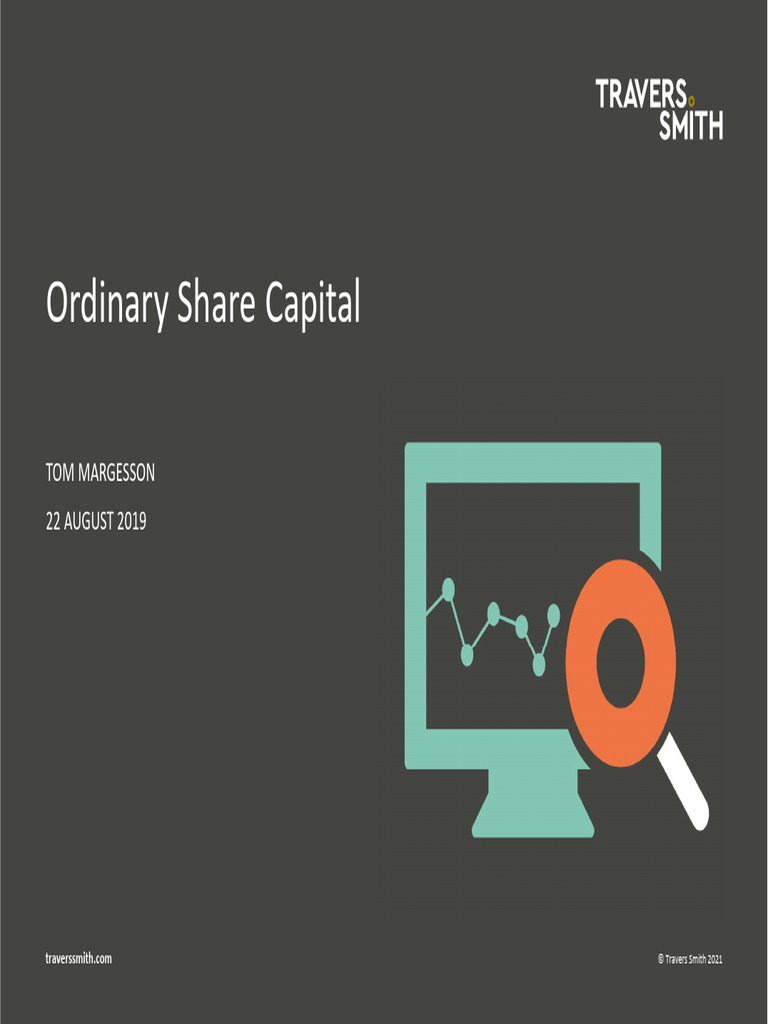 Ordinary Share Capital Training Slides 4145 4080 0560 v1 | PDF ...