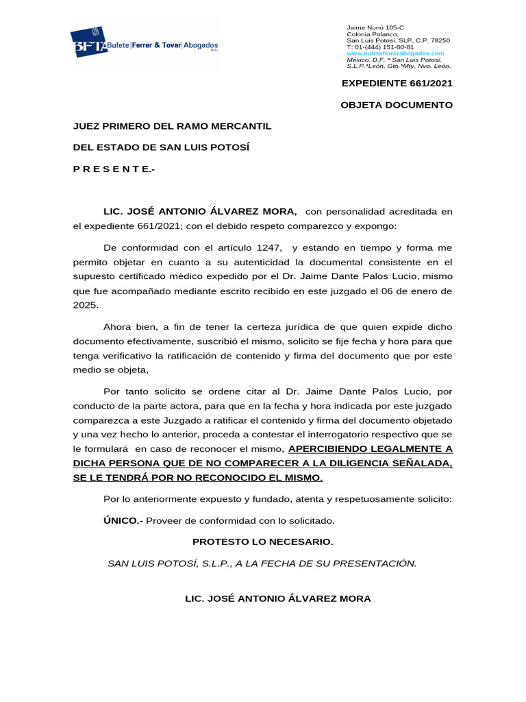 Objeta Receta Medica | PDF