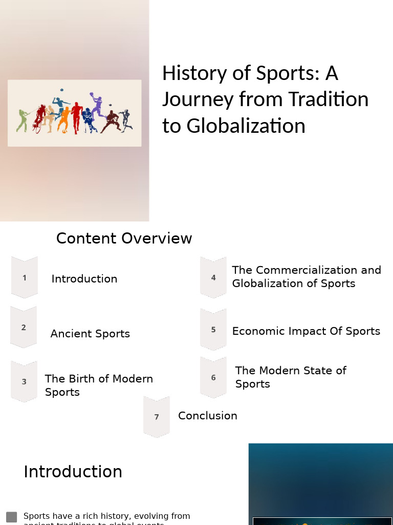 The Evolution of Sports A Historical Journey | PDF | Sports | Olympic Games