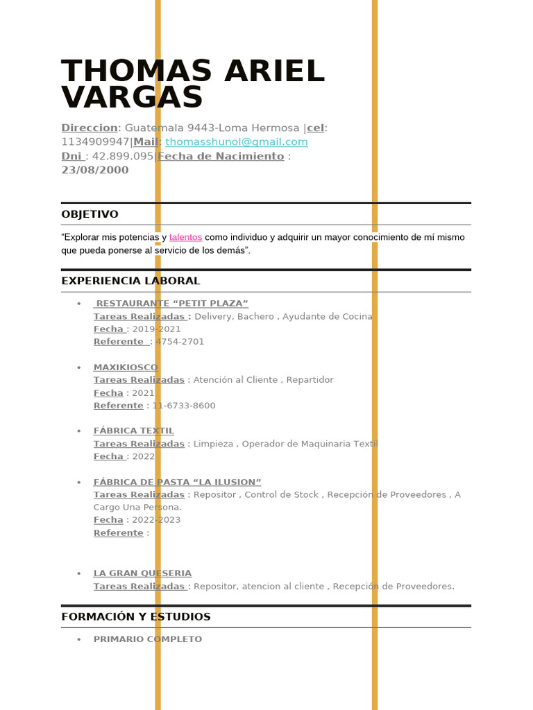 CV 2 | PDF