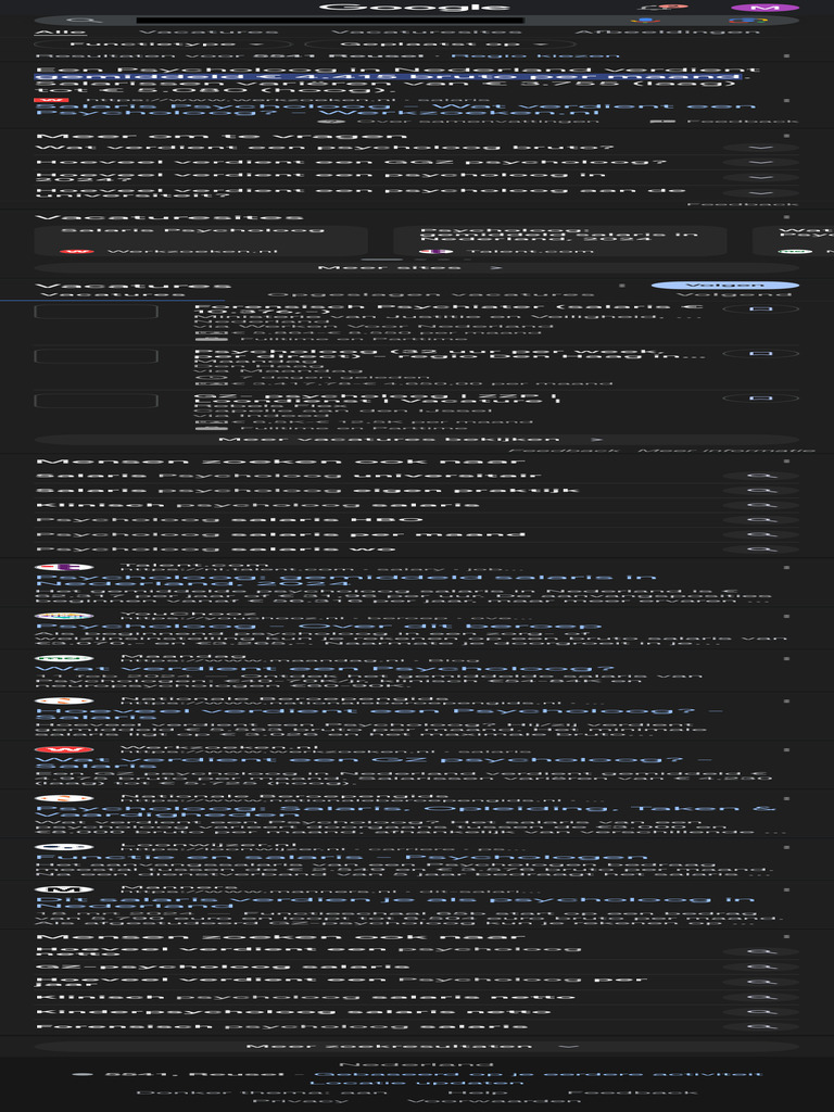 Bruto Inkomen Psycholoog - Google Zoeken | PDF
