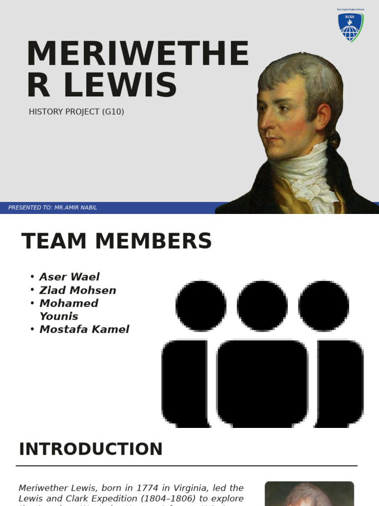 Meriwether Lewis | PDF