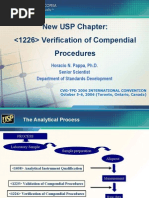 Usp 1226 | PDF | Verification And Validation | Science