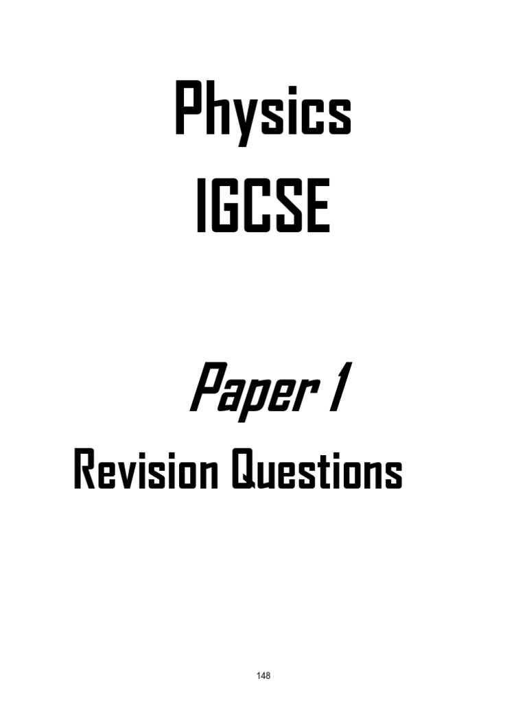 Physics 0625 Important p2 Questions | PDF | Gases | Wavelength