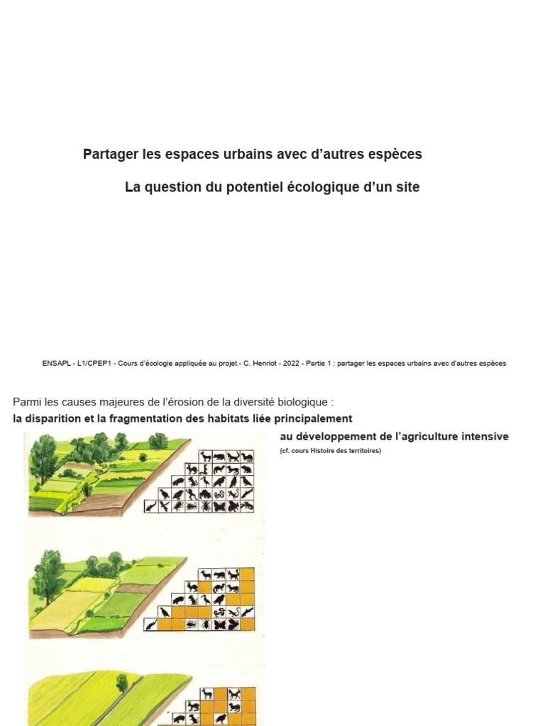 Écologie des espaces urbains partagés | PDF | Haie | Infrastructure verte