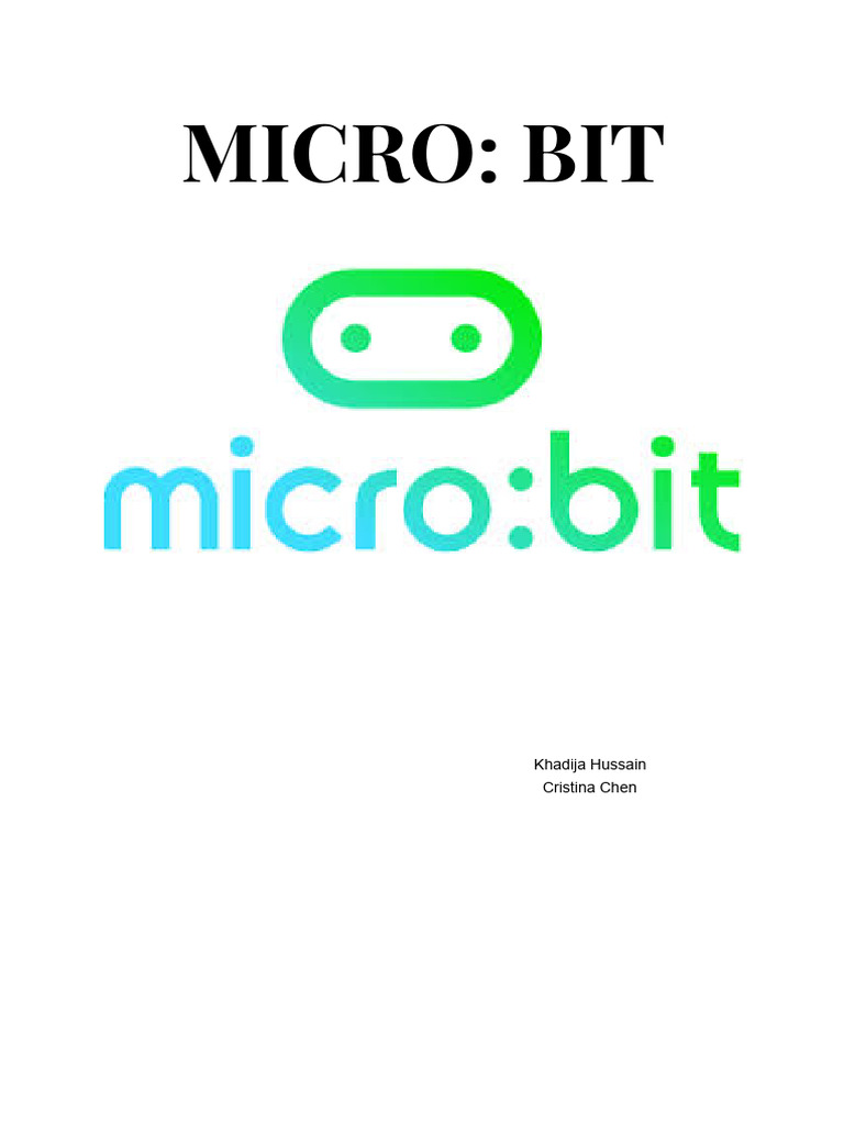 Micro Bit | PDF