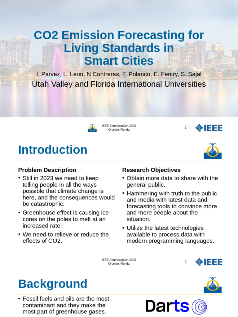 CO2 Emission Forecasting For Living Standards in | PDF | Forecasting | Applied Mathematics