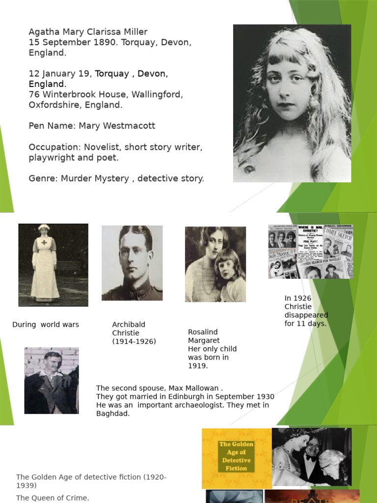 Presentación1 Agatha Christie | PDF