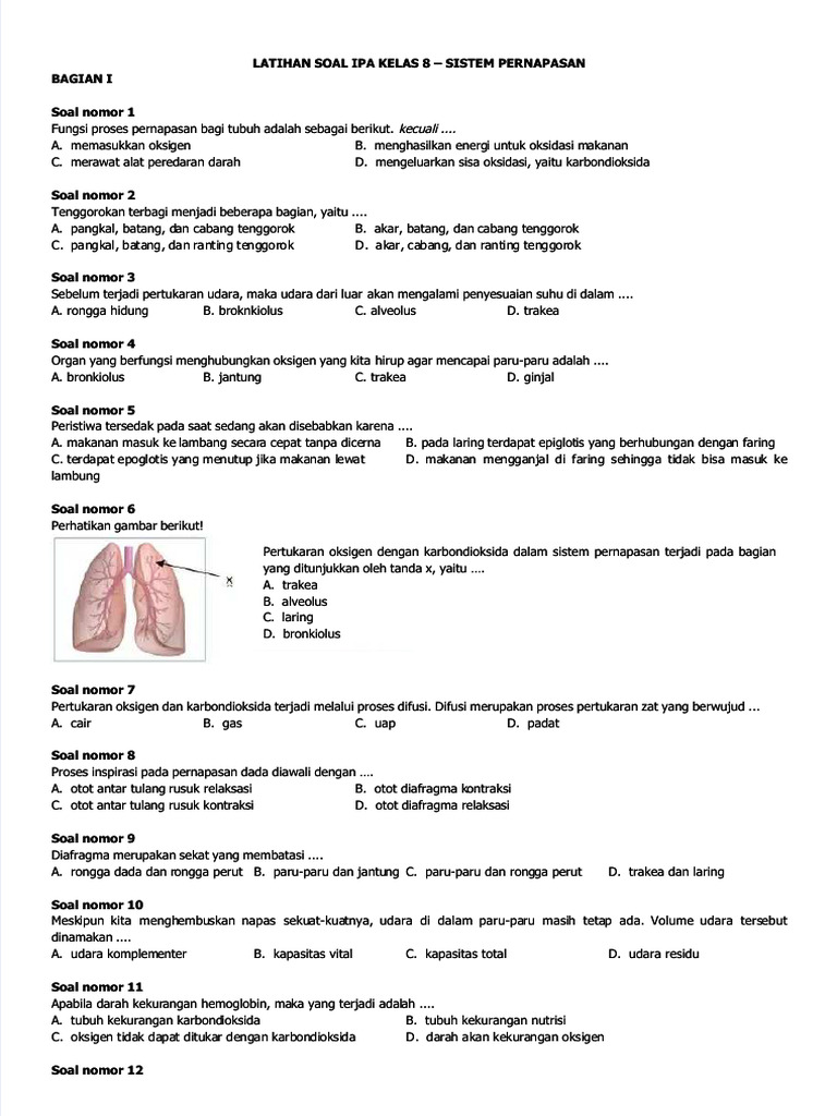 pdf-latihan-soal-ipa-kelas-8-sistem-pernapasan_compress | PDF