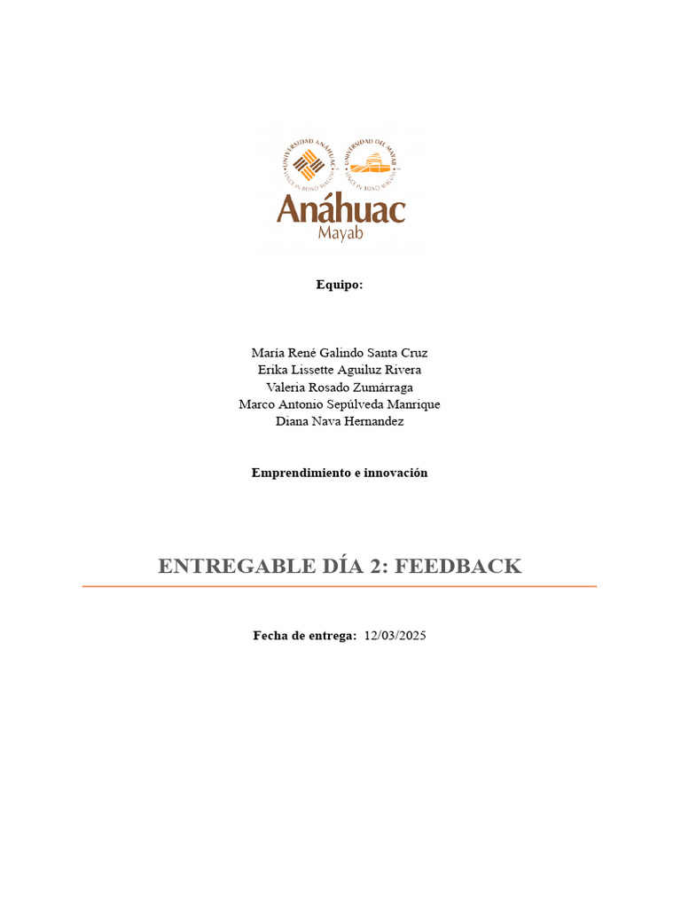 Entregables Dia 2 | PDF