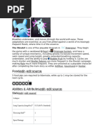 Slugcat Traits and Subclasses Overview | PDF