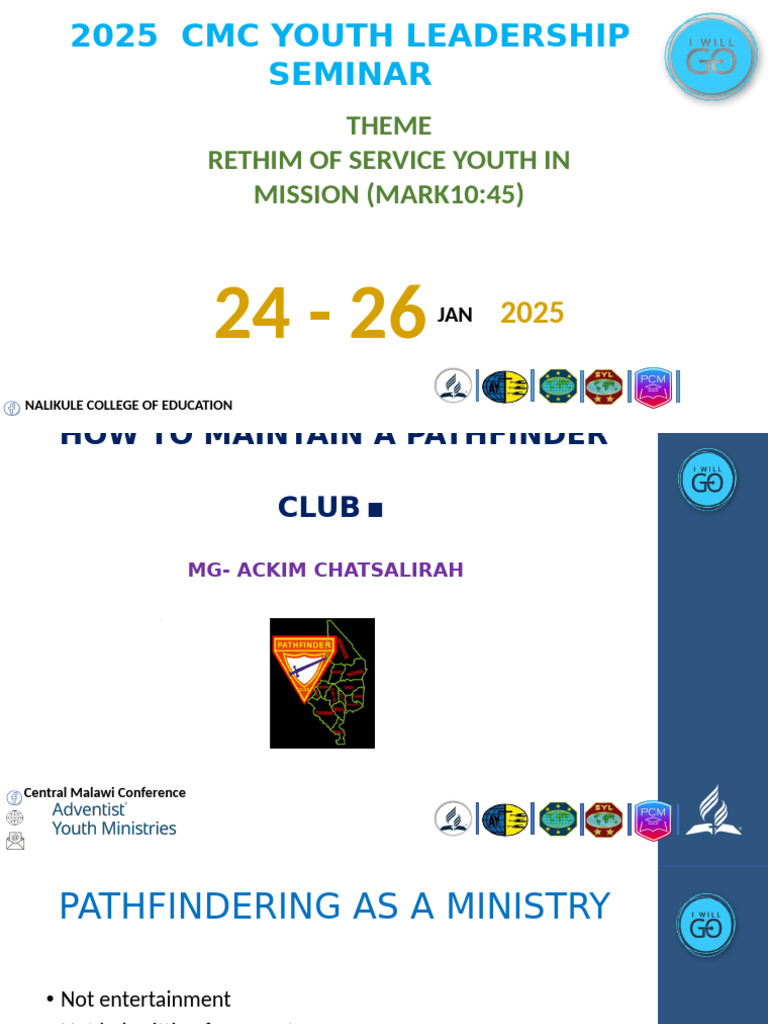 Pathfinder Basic Staff Training - 2025 NALIKULE | PDF | Disciplines ...