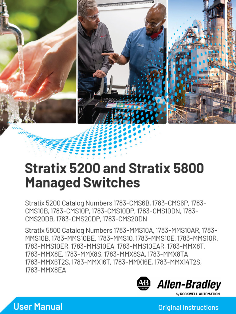 Stratix 5200 and Stratix 5800 Managed Switches: User Manual | PDF ...