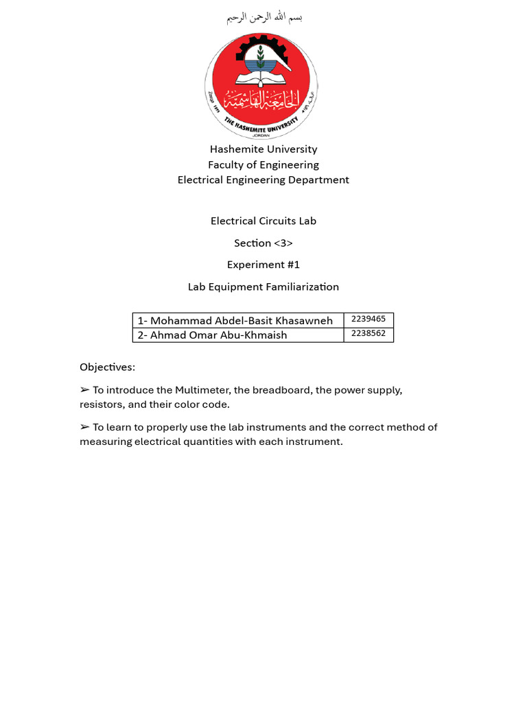 Resistor Power Dissipation Lab Guide | PDF | Resistor | Power Supply