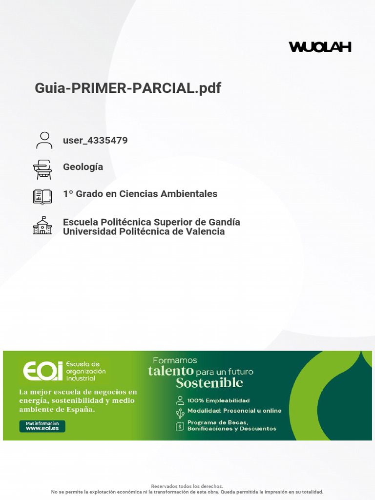 Wuolah Free Guia PRIMER PARCIAL | PDF
