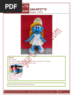 Amigurumi Patterns for Gargamel and Azrael | PDF | Crochet | Textile Arts