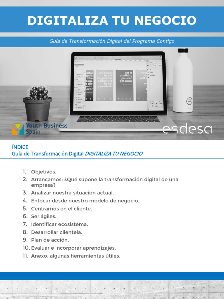 GUIA Transformación Digital de Negocios - YBS - CONTIGO | PDF | Planificación de recursos ...