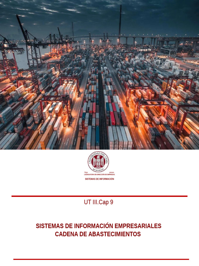 100.utiii Cap 9.sistemas Empresariales SCM (1) - Listo | PDF | Planificación de recursos ...