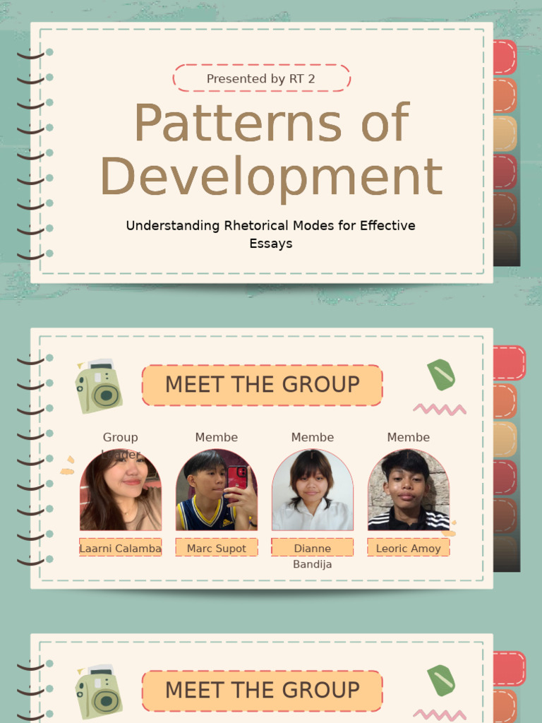 Patterns of Development (Reading and Writing) | PDF | Rhetoric | Essays