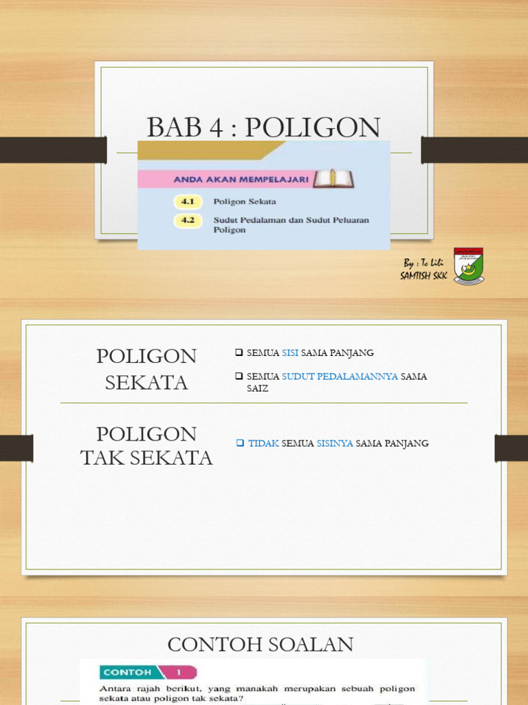 Poligon Tingkatan 2 | PDF