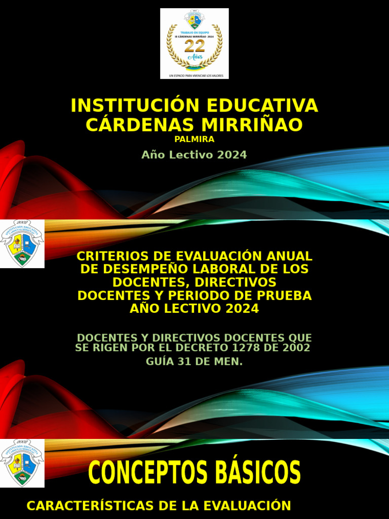 2024_IECM_Evaluacion_de_desempeño[1] | PDF | Evaluación | Maestros