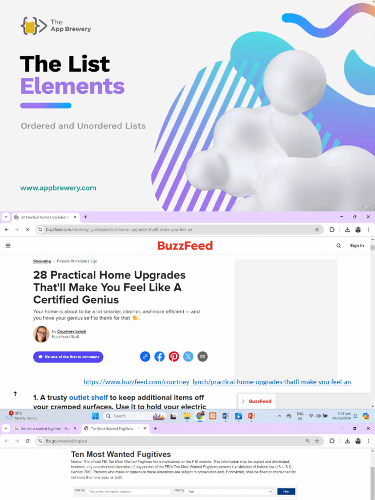 5the List Elements | PDF