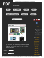 Tabla de Equivalencias de Transistores | PDF | Electromagnetismo ...
